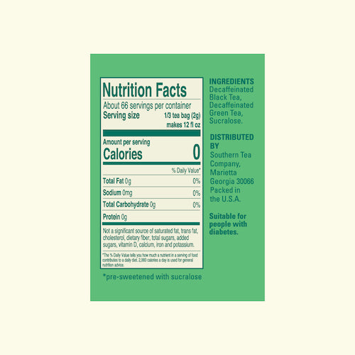 Decaf Sweet Tea | Southern Breeze Sweet Tea